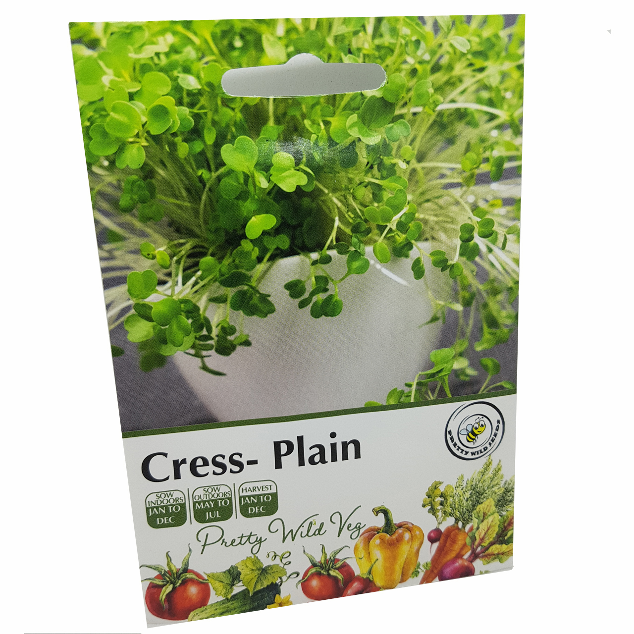 Cress Plain Pictorial Packets - Seed Packing & Wholesale